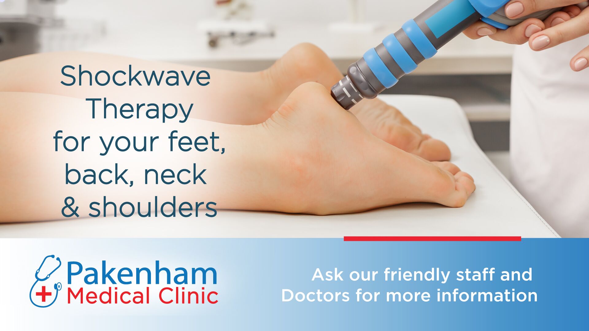 Shockwave Therapy in Pakenham | Pakenham Medical Clinic